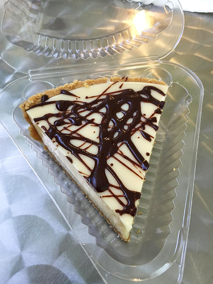 Chocolate and key lime create a flavor marriage that shouldn't work but absolutely does &ndash; like pineapple on pizza, but universally accepted.