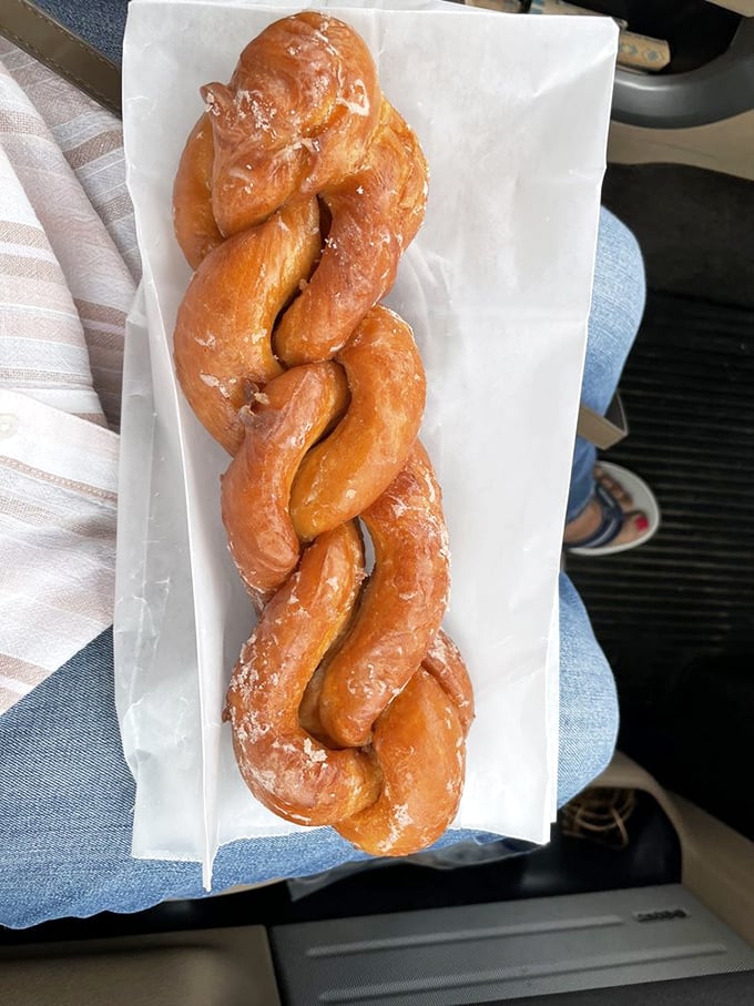 The cinnamon twist isn't just a pastry; it's edible architecture. Golden, glazed, and gloriously simple&mdash;proof that some classics need no improvement.