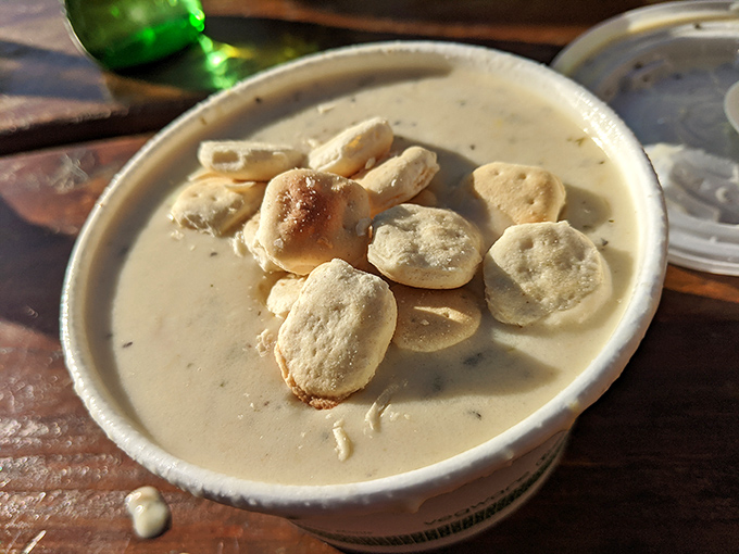 Clam chowder that actually tastes like the ocean, not just cream and flour. Those tender clams aren't hiding&mdash;they're the stars of this comforting bowl.