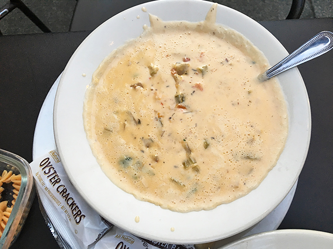 The legendary clam chowder in all its creamy glory. Rich, velvety, and packed with tender clams&mdash;this is what comfort tastes like in Oregon.