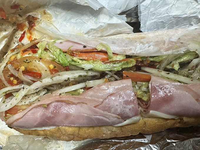 Cold cuts elevated to art form status. This sub isn't just lunch; it's what Italian grandmothers would make if they opened sandwich shops.
