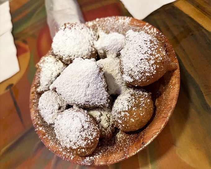 These powdered sugar delights aren't just dessert&mdash;they're little puffs of happiness that disappear from the plate mysteriously faster than you'd care to admit.