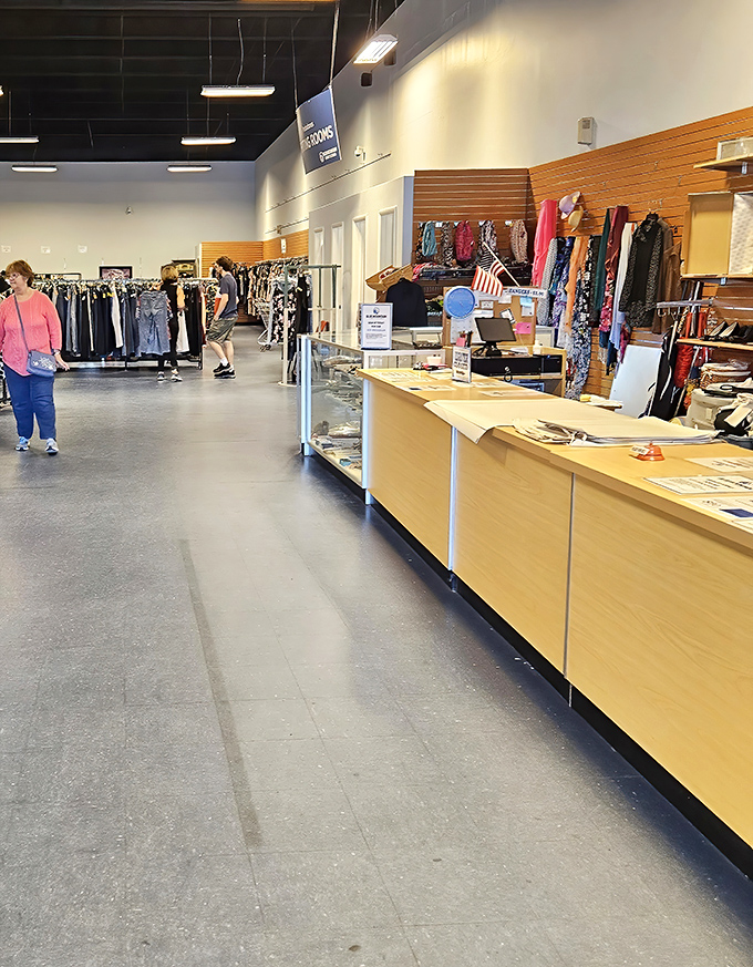 Where retail meets archeology—counters lined with curated curiosities waiting for their next chapter in someone else's home.