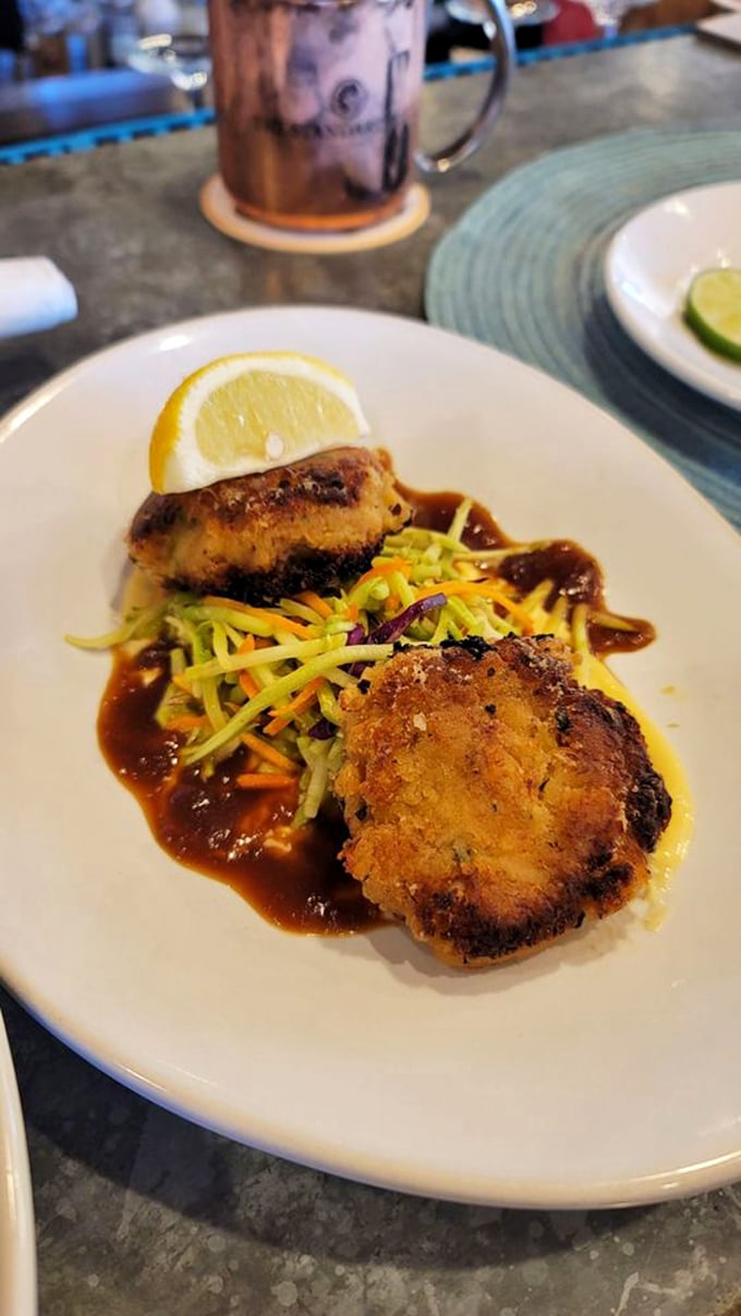 These crab cakes aren't those sad, bready pucks you find at wedding buffets. These are the real deal&mdash;crispy exterior giving way to sweet, succulent crab.