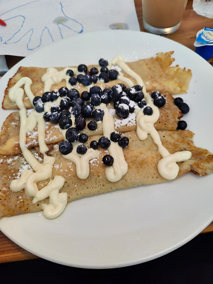 These crepes are wearing berries and cream like they're dressed for the breakfast equivalent of the Met Gala&mdash;elegant yet approachable.