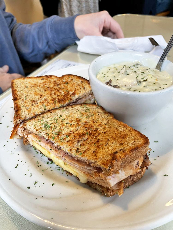 The Cuban sandwich &ndash; where ham, Swiss, and pickles gather for what might be the most delicious meeting ever held between two slices of bread.