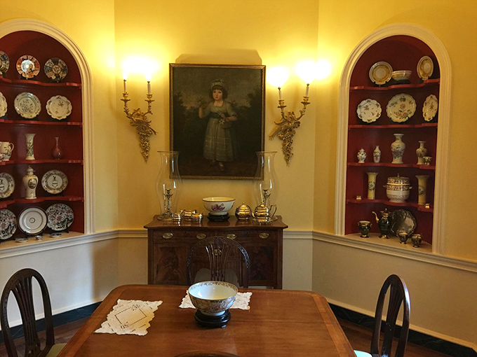 Dining here feels like joining Downton Abbey for supper, minus the butler but with all the elegance intact.