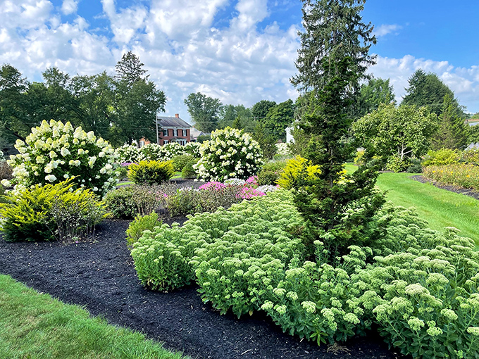 These gardens prove the Zoarites understood Instagram-worthy landscaping centuries before social media existed.