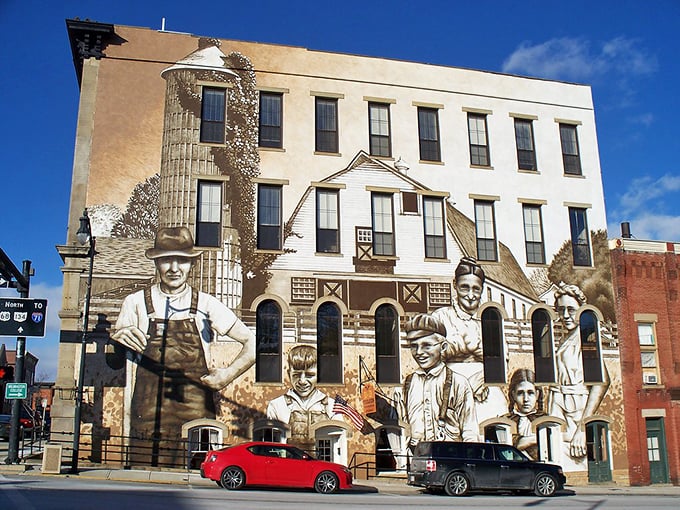 This magnificent mural celebrates Wilmington's heritage with the kind of artistic detail that makes you stop mid-stroll and appreciate the stories painted into everyday life.