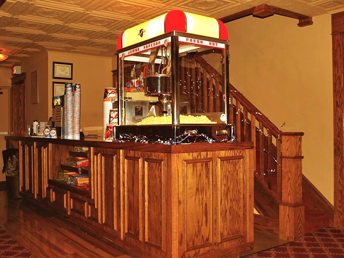 No movie experience is complete without fresh popcorn, and this vintage concession stand delivers nostalgia by the buttery bucketful.