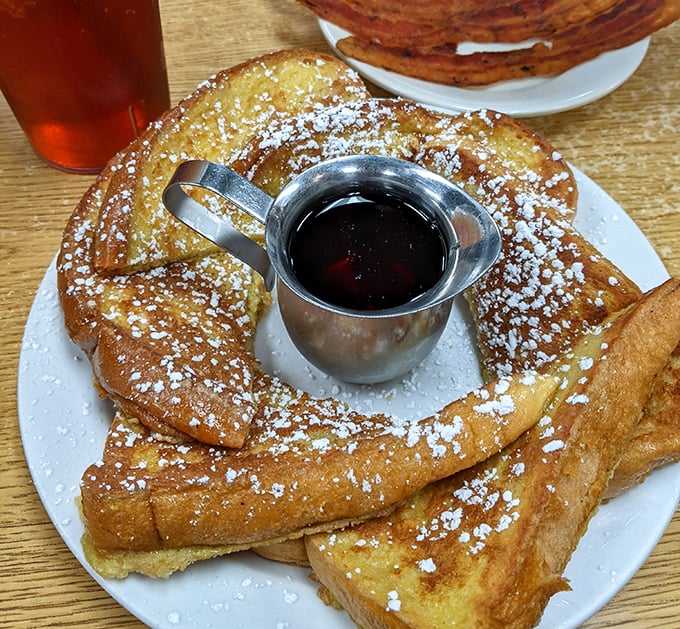 French toast so golden and perfect, it could make even the French jealous of Charleston.