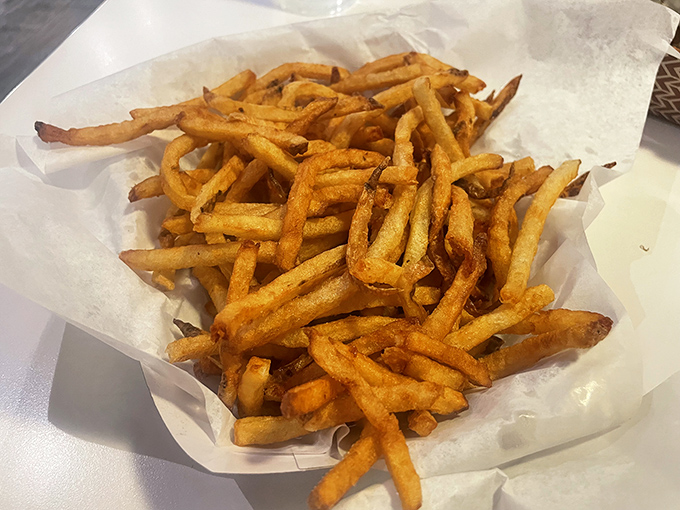 These aren't just fries&mdash;they're golden happiness sticks, hand-cut with the kind of care usually reserved for fine jewelry. 