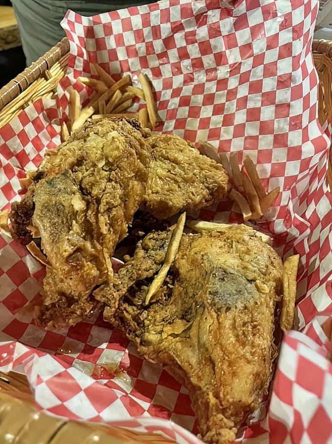 Simple pleasures done right&mdash;crispy fish, golden fries, and coleslaw that doesn't apologize for being exactly what it should be.