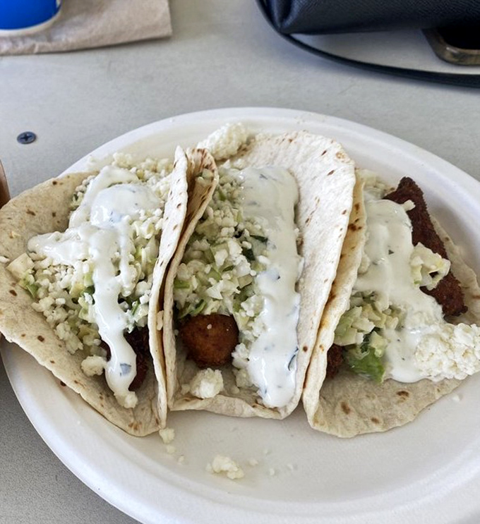 Fish tacos that make you question every other taco you've ever eaten. Fresh, vibrant, and served with zero pretension&mdash;just the way food should be.