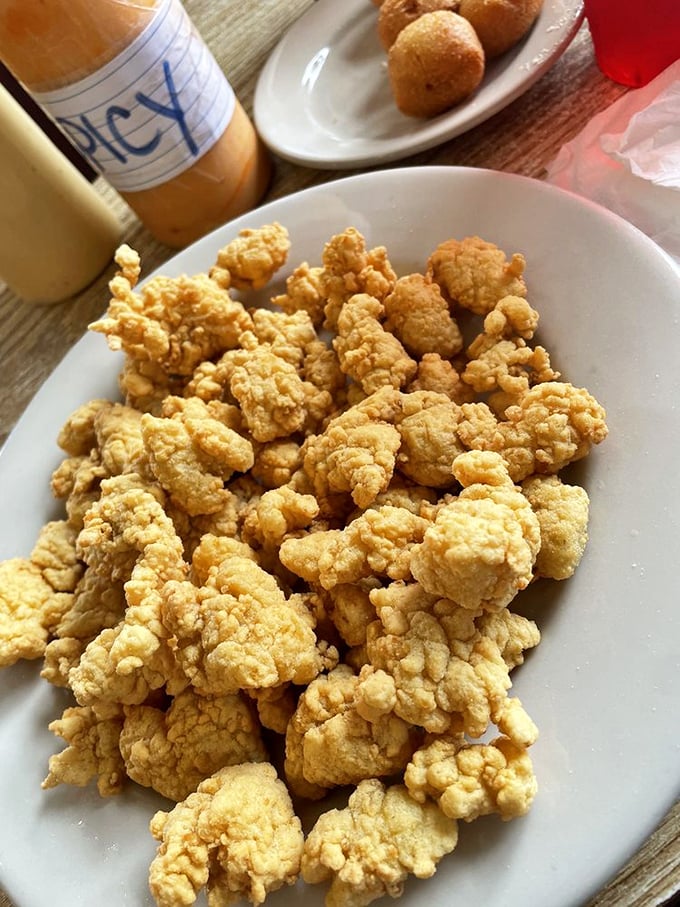 The gator plate&mdash;Florida's answer to chicken nuggets. Tender, flavorful, and the perfect conversation starter for your northern relatives.