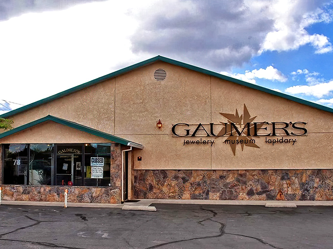Gaumer's isn't just jewelry—it's a museum and lapidary where you can find treasures that won't disappear when your phone battery dies.