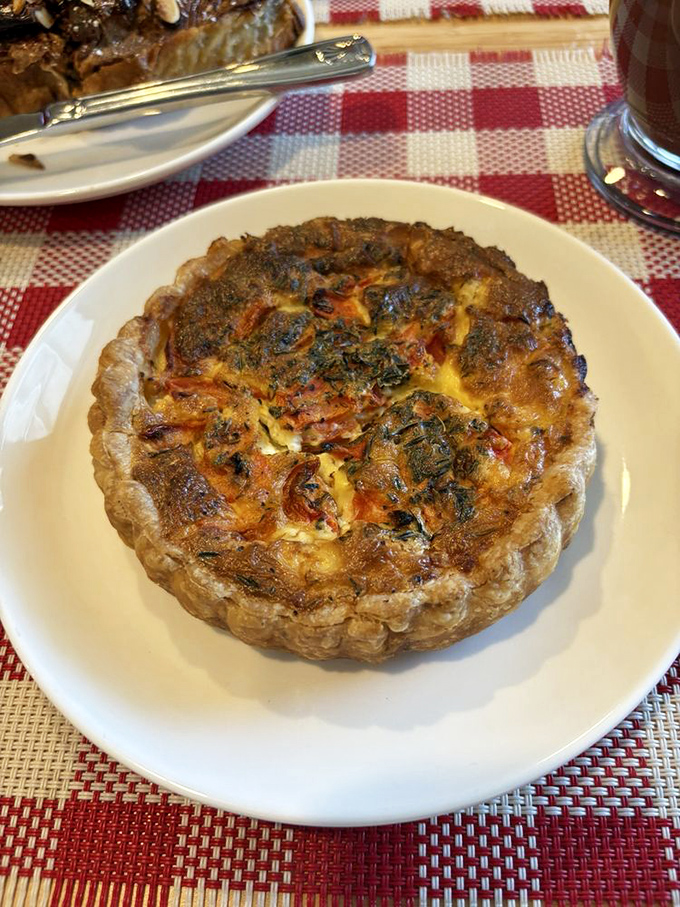 This quiche isn't just good, it's "cancel-your-afternoon-plans-because-you-need-time-to-recover-from-this-experience" good. That crust deserves its own fan club.