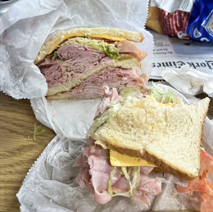 Not all club sandwiches are created equal – this double-decker masterpiece offers a skyscraper of turkey and ham that would make Manhattan architects jealous.