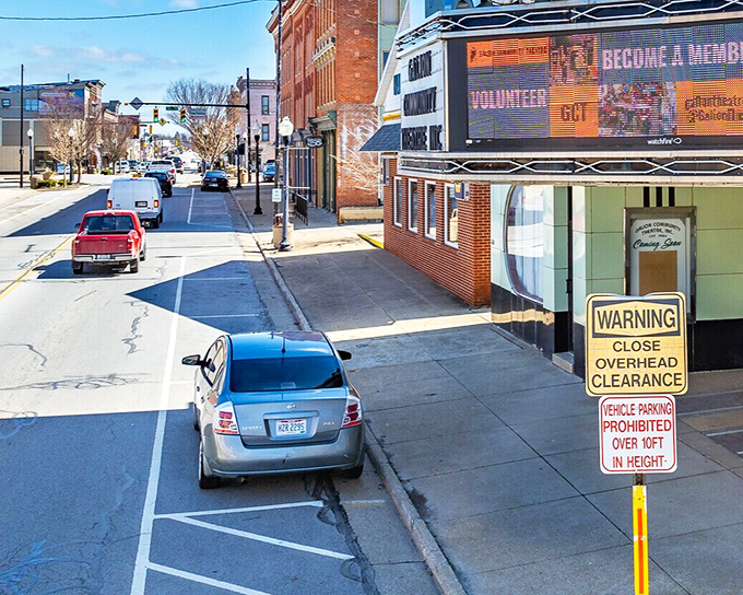 Downtown Galion's streets are wide enough for traffic but narrow enough to foster the kind of community where people actually wave at each other.