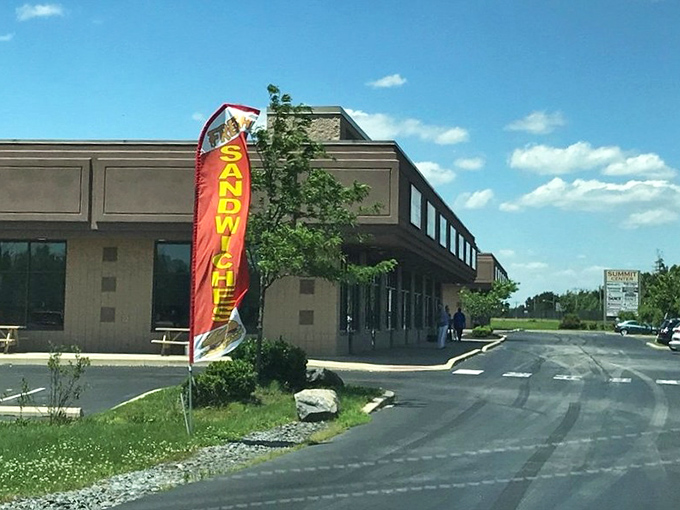 That "Sandwiches" flag isn't just advertising—it's a siren song for lunch enthusiasts. Harper's modest exterior belies the comfort food paradise within.