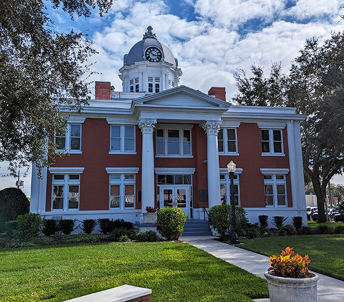 The historic courthouse doesn't just house county records&mdash;it stands as a red-brick testament to when public buildings were designed to inspire rather than merely function.