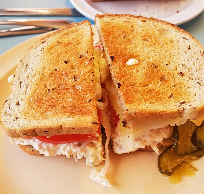 This hot tuna melt on seeded bread proves that sometimes the simplest combinations create the most extraordinary symphonies.