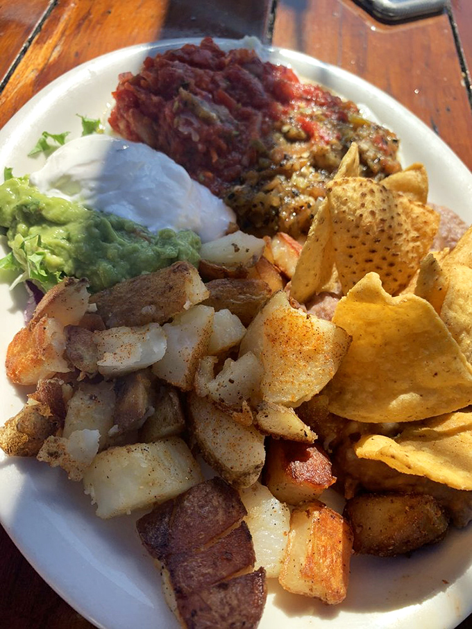 Breakfast with attitude! These home fries aren't just crispy—they're the supporting actors that deserve their own Oscar in this morning drama.