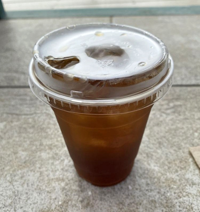 Sometimes the simplest pleasures win&mdash;a cold iced tea on the pier, with nothing but ocean views and taco anticipation.