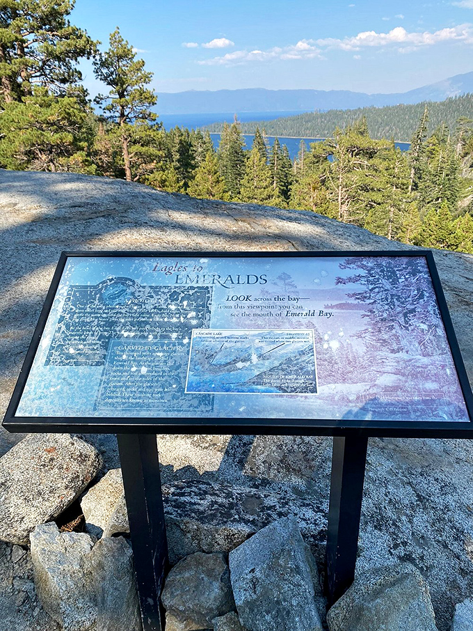 "Eagles to Emeralds": Interpretive signs reveal the geological story behind this alpine wonderland, proving Mother Nature is the ultimate artist.