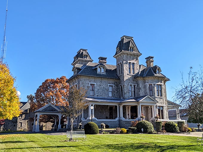 The Jackson Mansion stands as Victorian-era magnificence in stone form &ndash; like Downton Abbey's American cousin who decided to settle in Pennsylvania.