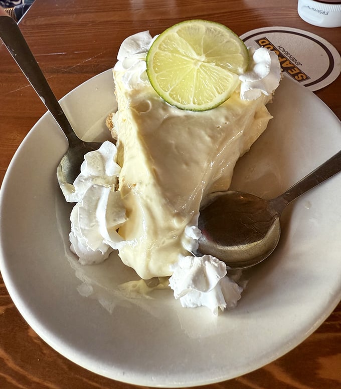 Key lime pie so authentic it should come with its own Florida citizenship papers&mdash;tart, sweet, and unapologetically creamy.