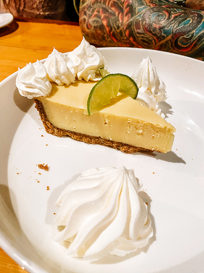 The key lime pie that launched a thousand return visits. That perfect balance of sweet and tart might just bring a tear to your eye.