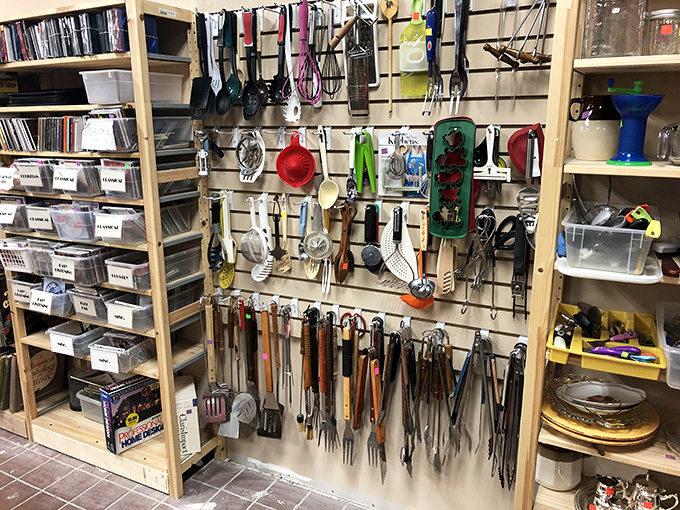 Kitchen tool heaven for aspiring chefs and gadget collectors alike. That potato masher might have whipped up Thanksgiving dinner for three generations before finding you.