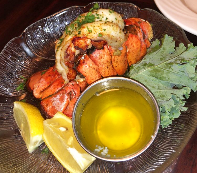 Lobster tail so perfectly prepared it makes you question every other seafood decision you've ever made in your life.