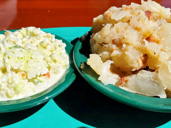 The dynamic duo of Old Florida dining: German potato salad and coleslaw. These sides aren't afterthoughts&mdash;they're supporting actors that steal scenes.