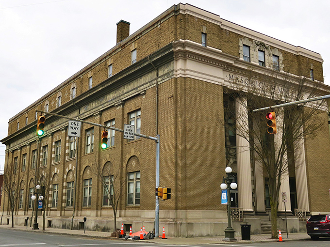 The majestic Masonic Temple building anchors downtown with architectural gravitas, a reminder that beauty and history don't require metropolitan price tags.