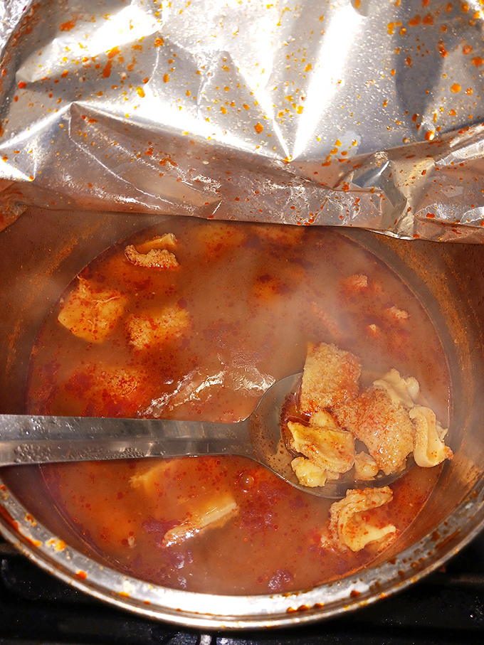 Menudo: the legendary hangover cure that's worth enjoying even when you're perfectly fine. A spicy, aromatic broth that revives with each spoonful.