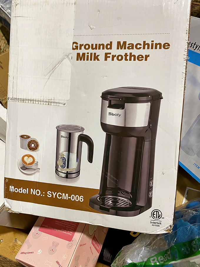 Coffee shop prices giving you the jitters? This milk frother promises barista-quality beverages at home, likely at a price that won't foam up your credit card bill.