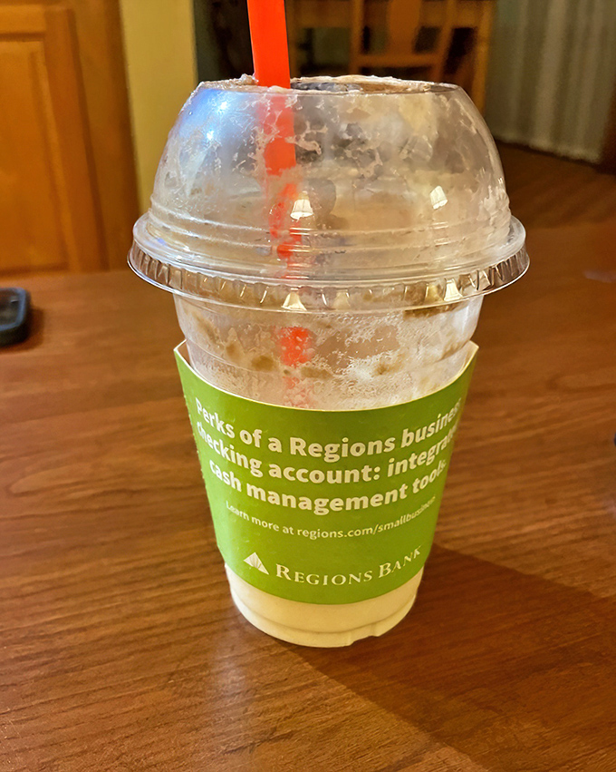 The perfect milkshake thickness test: if your straw stands at attention like a soldier on guard duty, you've found frozen perfection.