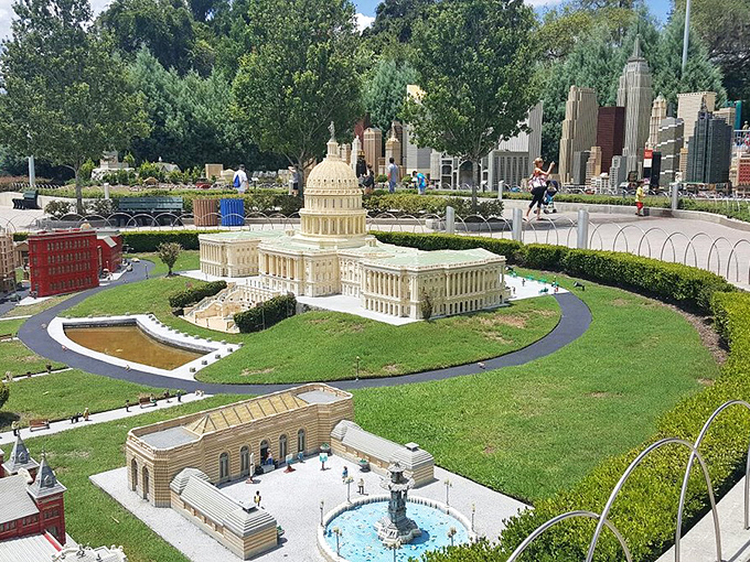 Miniature masterpieces at LEGOLAND's Miniland USA let you tour Washington D.C. without the politics or uncomfortable shoes.
