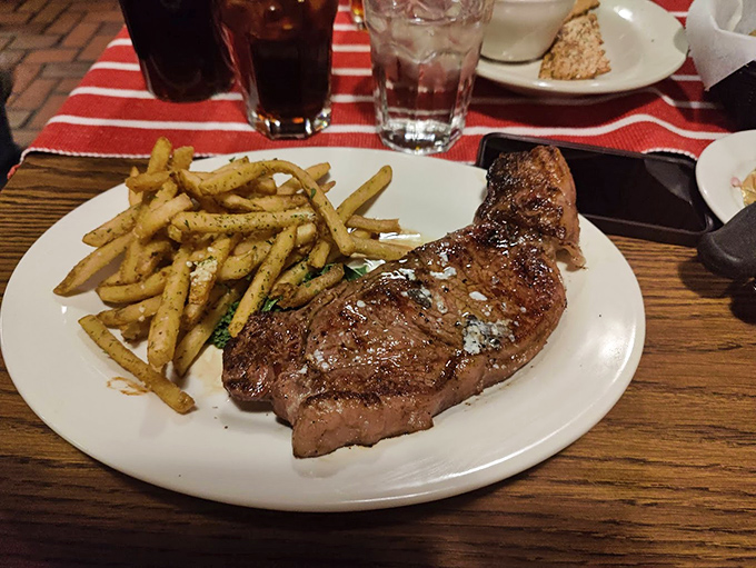 This New York strip with seasoned fries isn't just dinner&mdash;it's proof that simplicity, when executed flawlessly, beats culinary gymnastics every time.