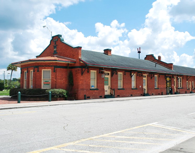 Arcadia's old train depot stands as a brick reminder of when railroads were the lifeblood of small Florida towns.