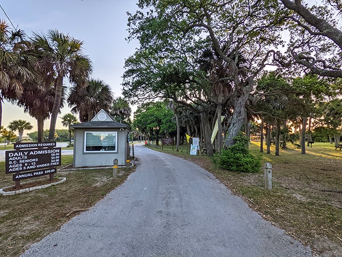 The entrance to paradise requires no password, just a willingness to leave behind whatever's weighing you down on the mainland. 