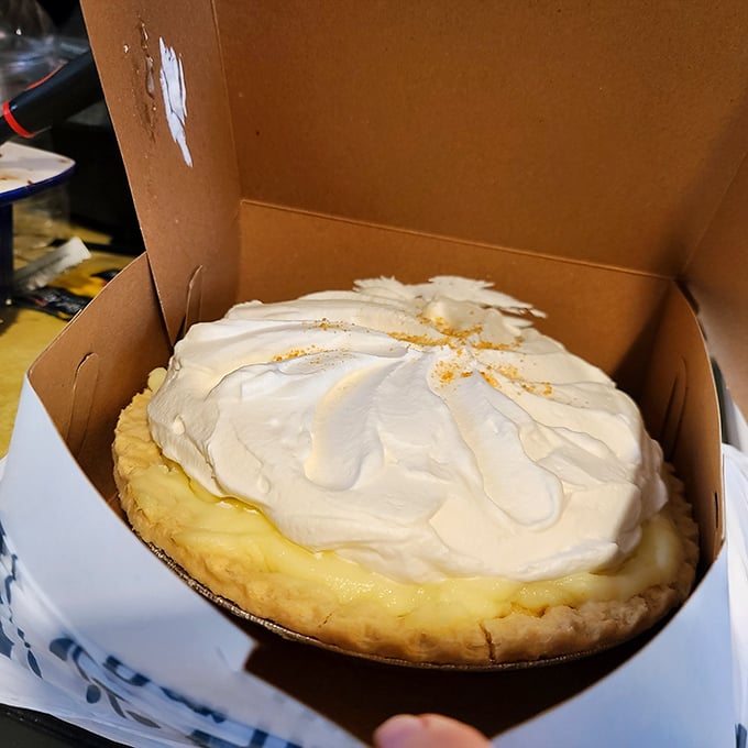 This peanut butter pie doesn't just satisfy cravings&mdash;it creates lifelong devotion. That cloud of whipped cream is basically a pillow for your taste buds.