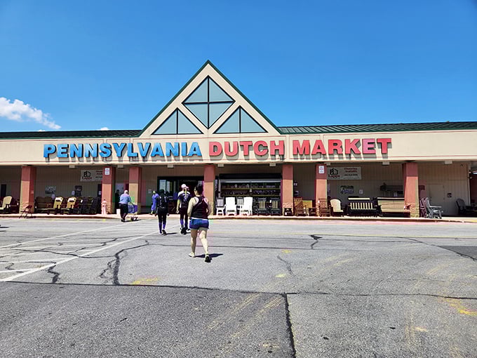 The Pennsylvania Dutch Market beckons with promises of homemade treats and traditional crafts. One step inside and your willpower doesn't stand a chance.