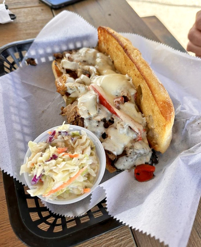 This Philly cheesesteak proves that great sandwiches know no geographical boundaries when made with genuine care.