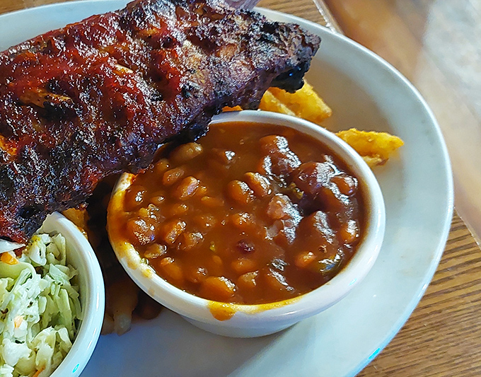 Behold the humble catfish, transformed through the miracle of deep-frying into something transcendent. The coleslaw provides a cooling counterpoint to the crispy perfection.