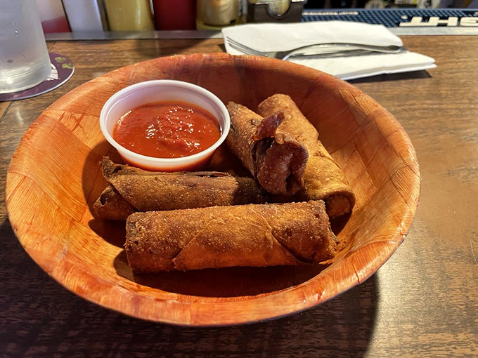 These aren't your freezer aisle pizza rolls. They're crispy, golden time machines to childhood&mdash;but with grown-up flavor that demands a cold beer.
