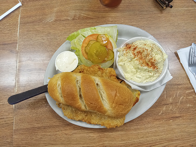 This pork tenderloin sandwich proves that sometimes the best things come between two slices.