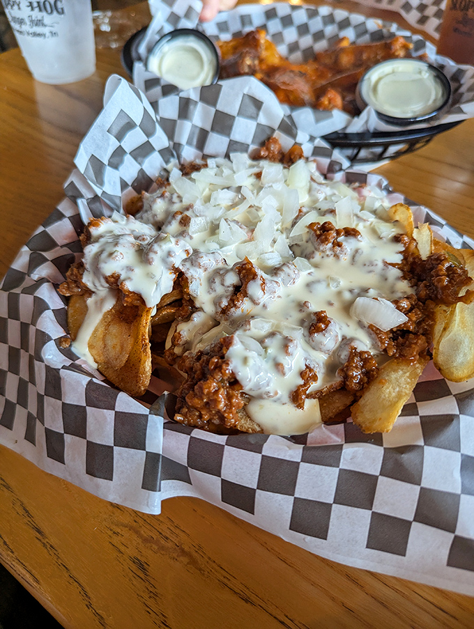 When loaded fries meet their destiny&mdash;smothered in savory pulled pork, melted cheese, and onions&mdash;you'll wonder why you ever ate potatoes any other way.